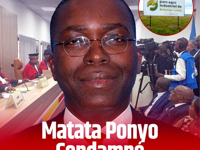 RDC: l'ancien Premier ministre Matata Ponyo condamné à 10 ans de travaux forcés | Actualite.cd